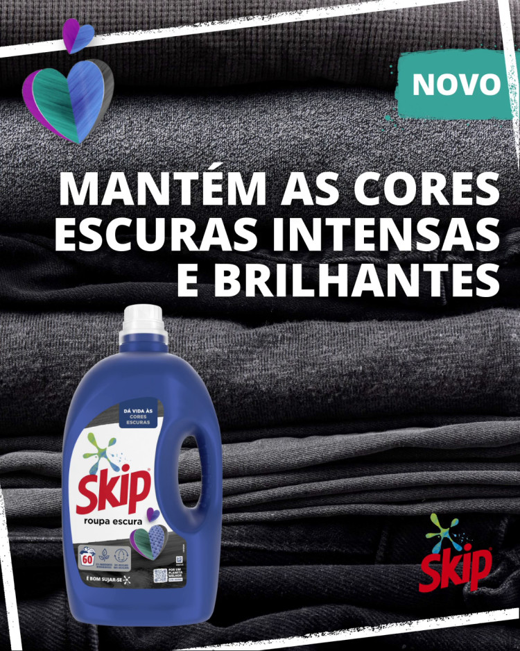 SKIP Roupa Escura é ideal para as suas roupas mais escuras! | Skip
